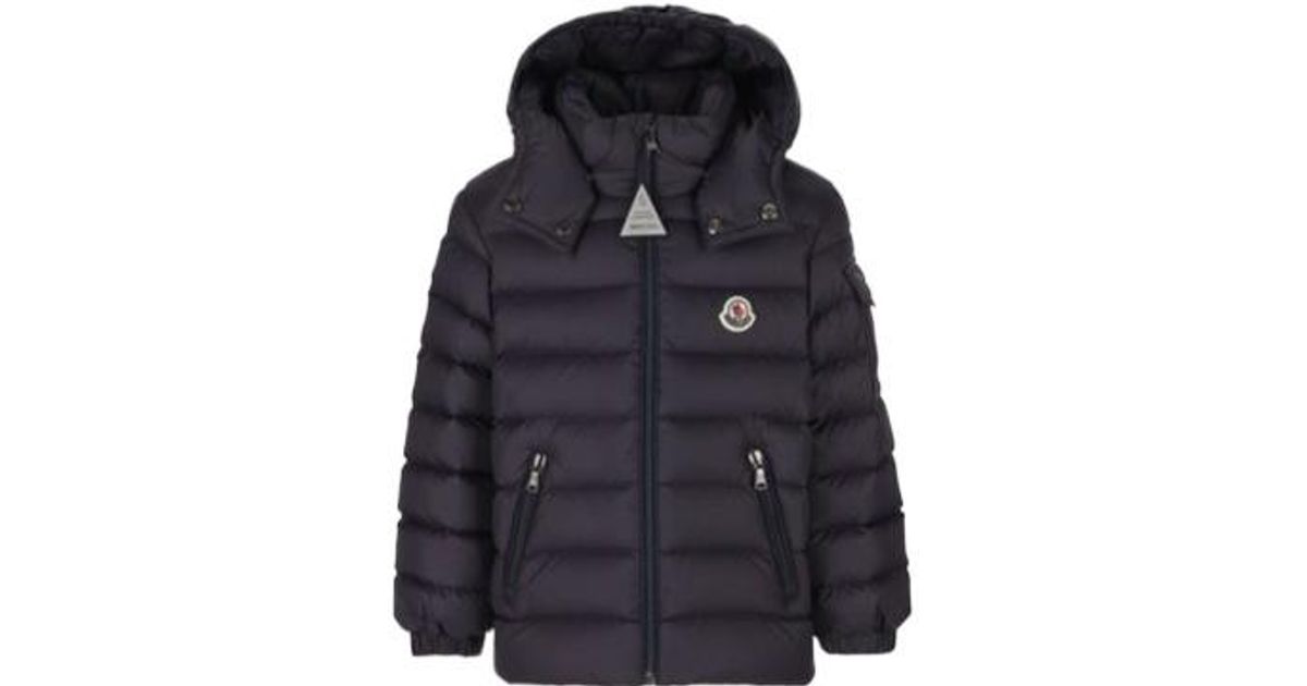 Moncler Detachable-Hood Puffer Jakcte in Blue | Lyst