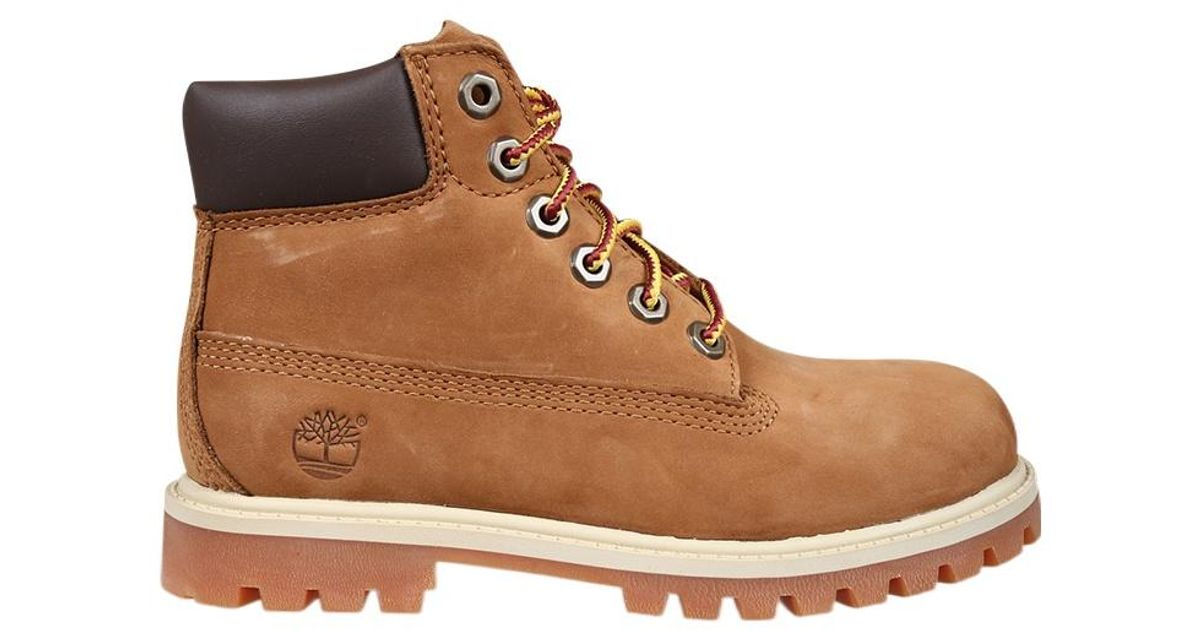 Timberland Strap-Up Martin Boots in Brown | Lyst