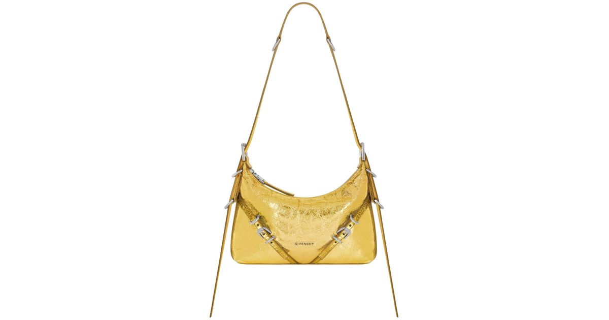 Givenchy Mini Voyou Leather Shoulder Bag in Metallic | Lyst
