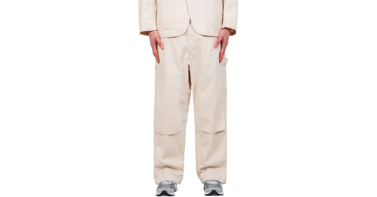 Engineered Garments Logo Casual Pants in Natural for Men | Lyst