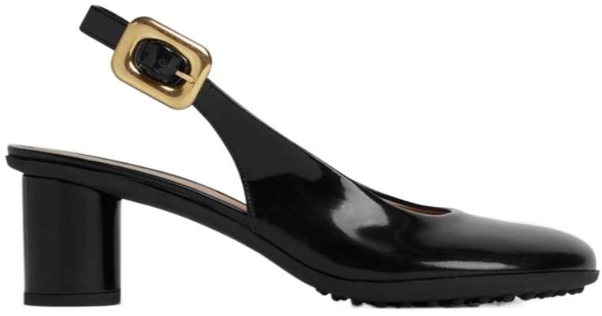 Bottega Veneta Atomic Shoes With Exposed Heels in Black | Lyst