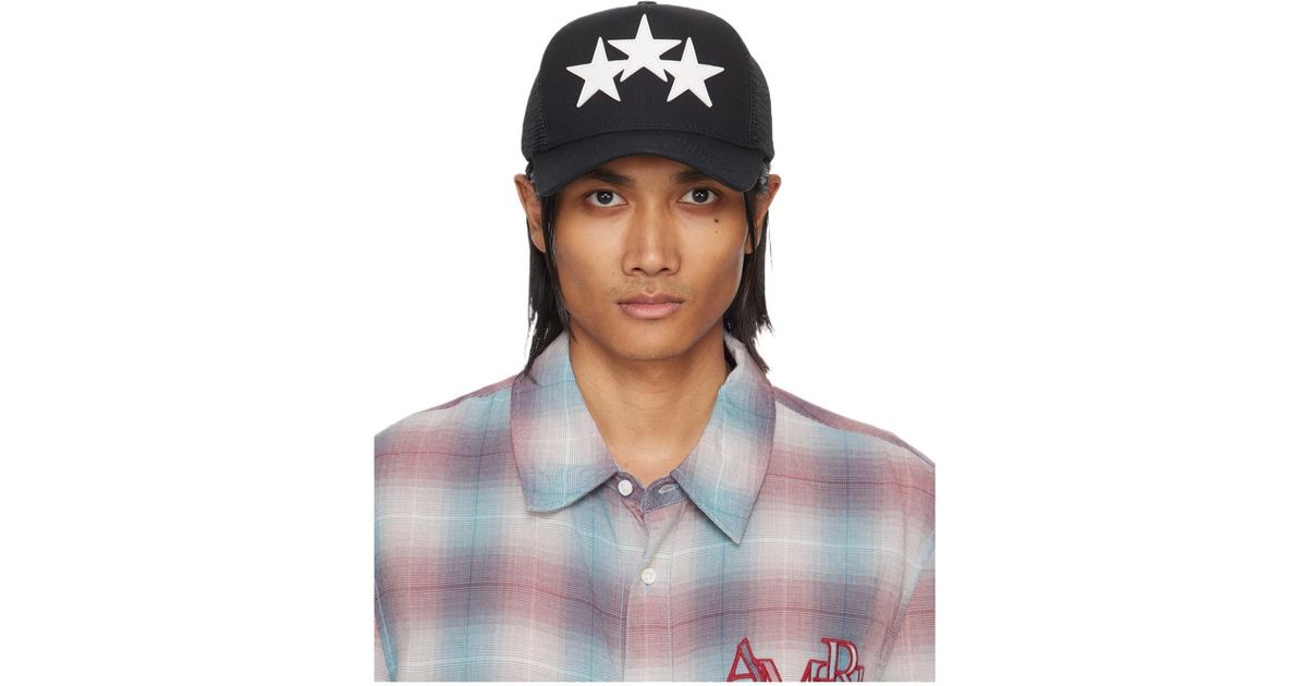 Amiri Pattern Decal Baseball Cap in Blue for Men | Lyst