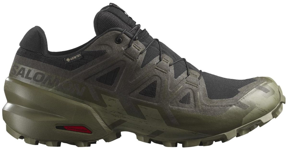Salomon Lab Speedcross 6 Gore-Tex Triangle Panelled Sneakers in Brown ...