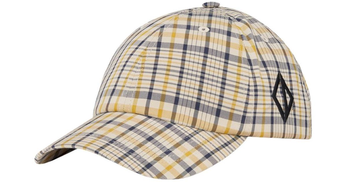 Dior Checkered Cap in Metallic for Men | Lyst