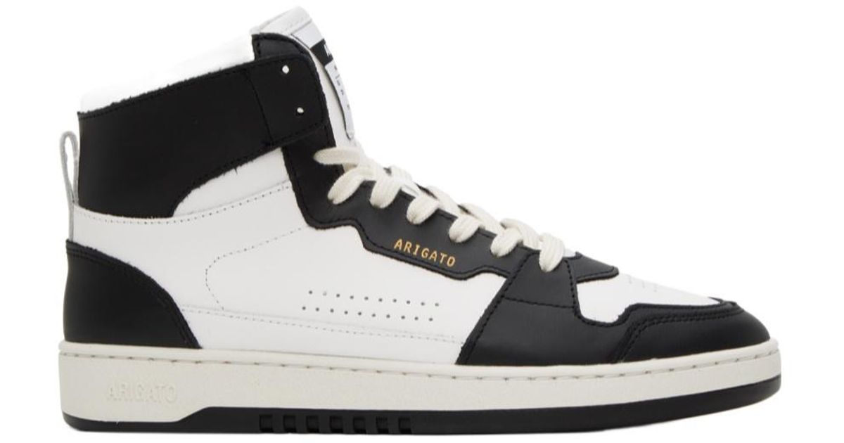 Axel Arigato Logo-Laced High-Top Sneakers in Black for Men | Lyst