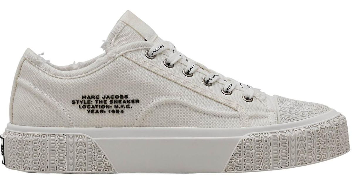 Marc Jacobs Round-Head Sneakers in Gray | Lyst