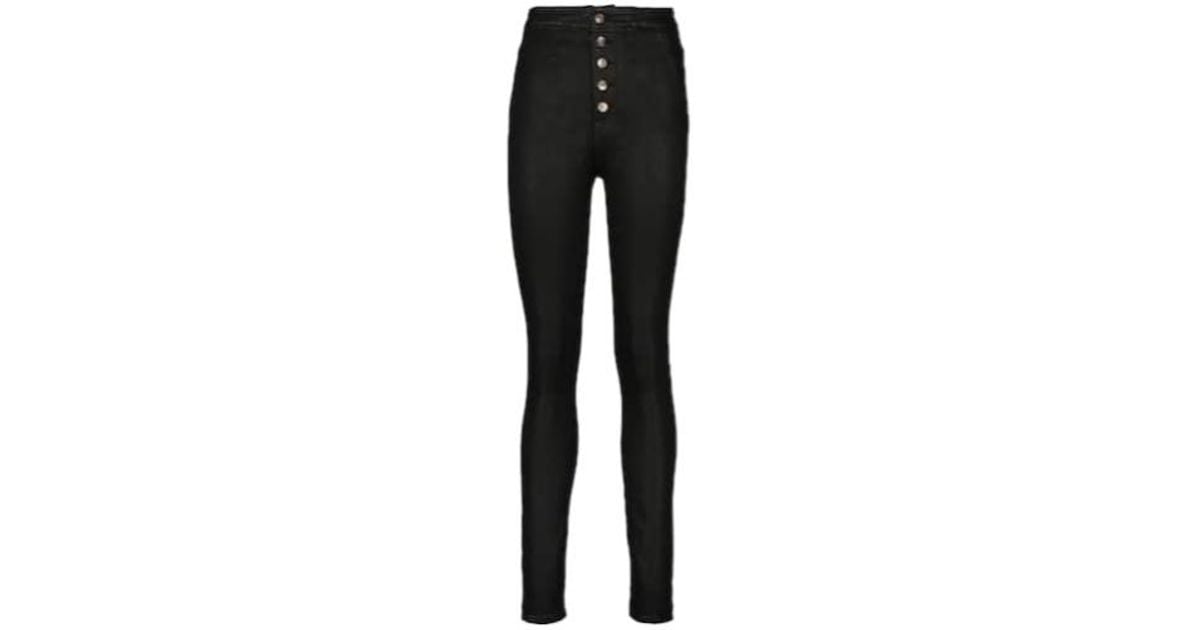 7 For All Mankind Belt-Loop Jeans in Black | Lyst UK
