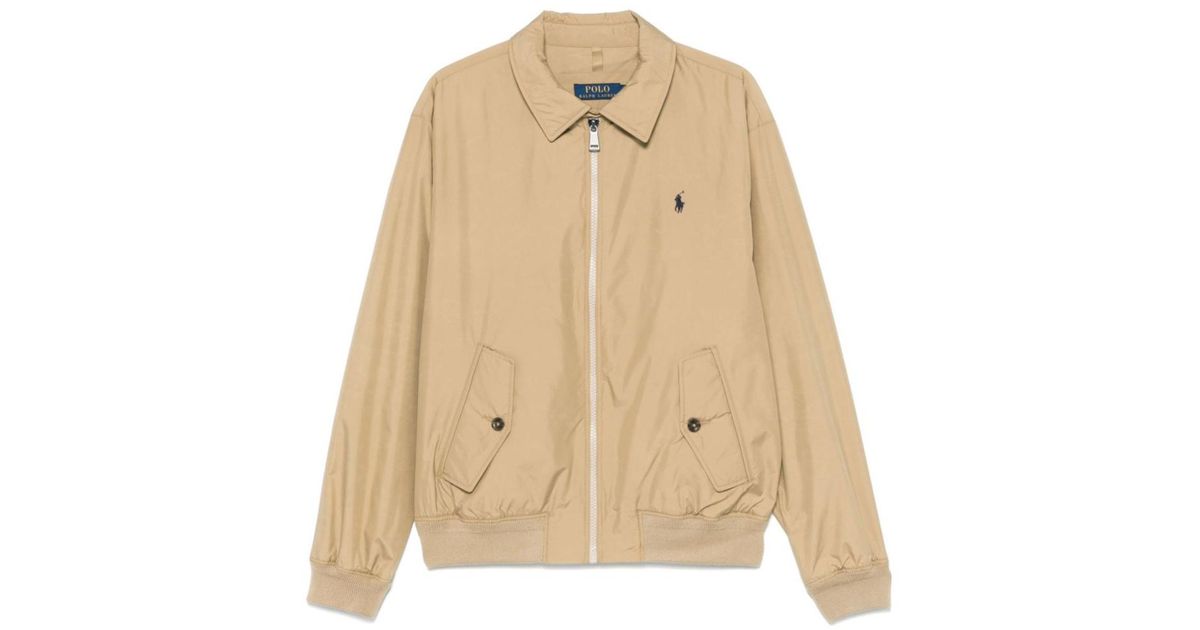 Polo Ralph Lauren Polo Pony-Embroidered Jacket in Natural for Men | Lyst