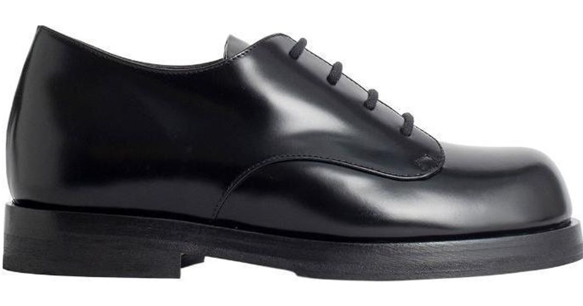 Raf Simons Lace-Up Leather Brogues in Black for Men | Lyst