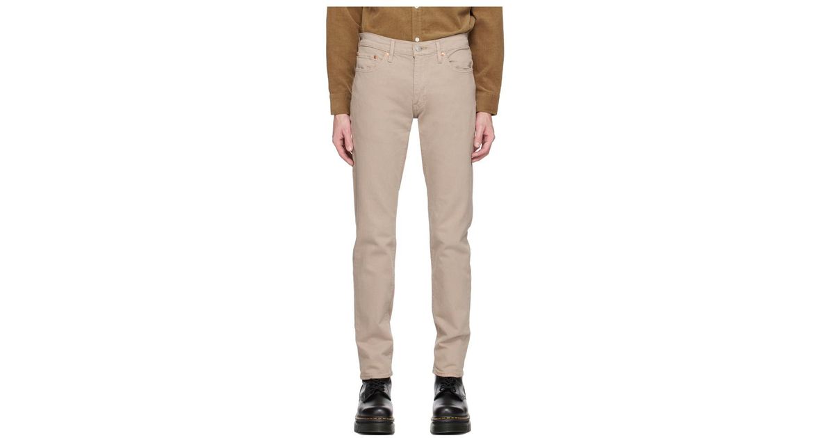 Levi's 511 Five-Bag Logo Jeans in Natural for Men | Lyst