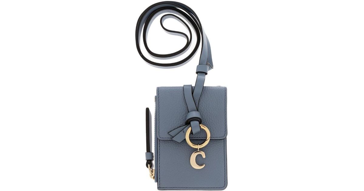 Chloé Logo Card Pack in Blue | Lyst