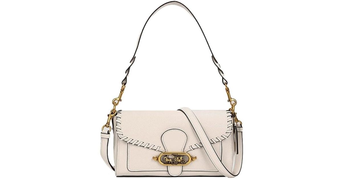 COACH One-Shoulder Bag Of Medium Leather in White | Lyst