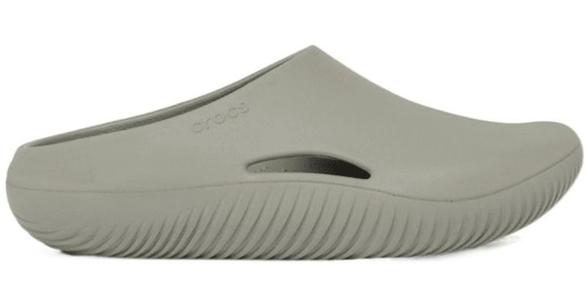 Crocs™ Open-Heeled Slippers in Gray for Men | Lyst