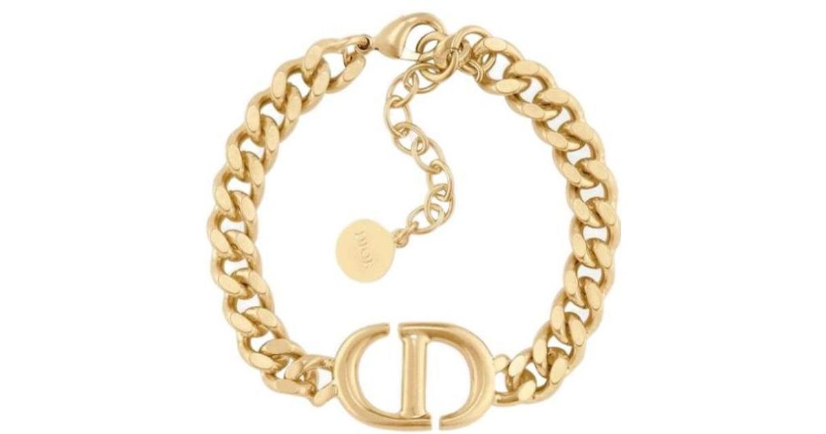 Dior Chain Bracelet in Metallic | Lyst