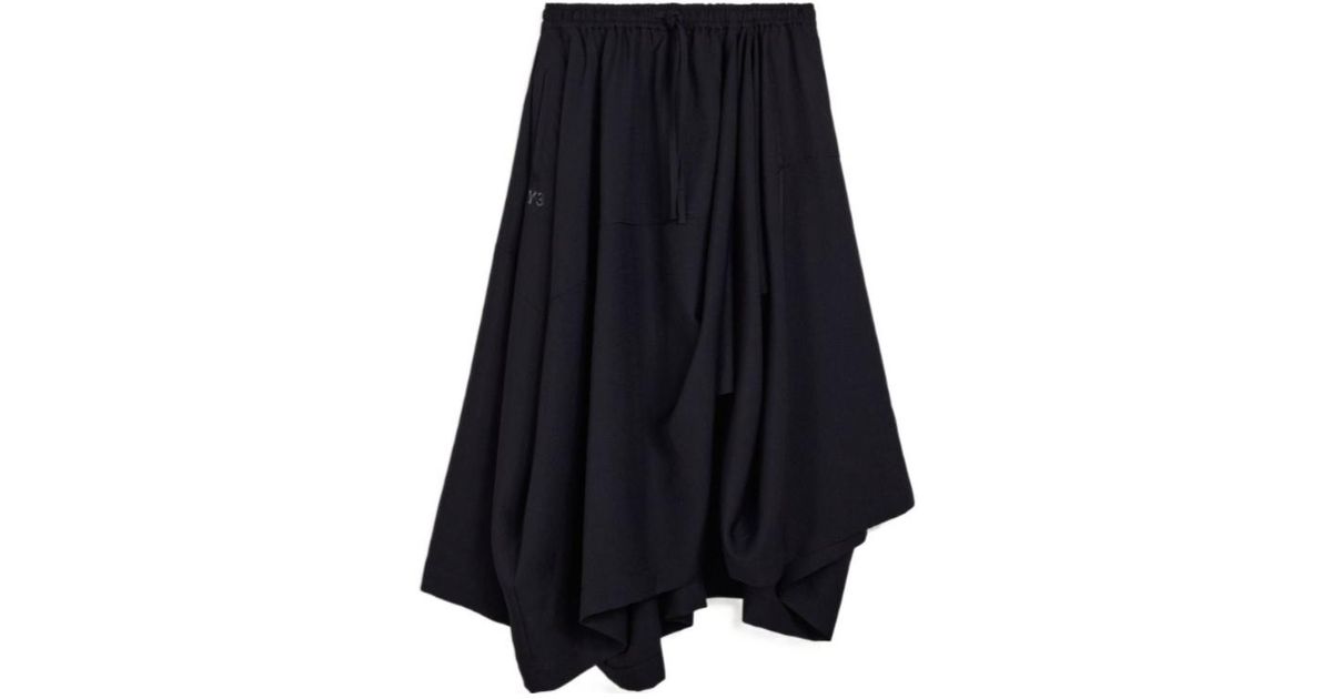 Y-3 Sport Uniform Skirt in Blue | Lyst