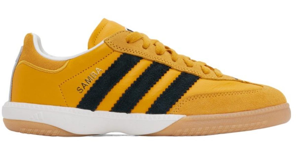 adidas Originals Samba Mn Sneakers in Yellow for Men | Lyst
