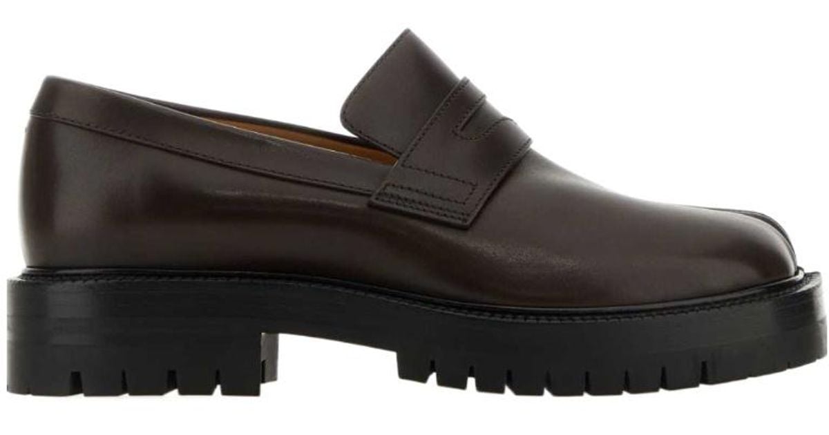 Maison Margiela Split Toe Happy Shoes in Black | Lyst