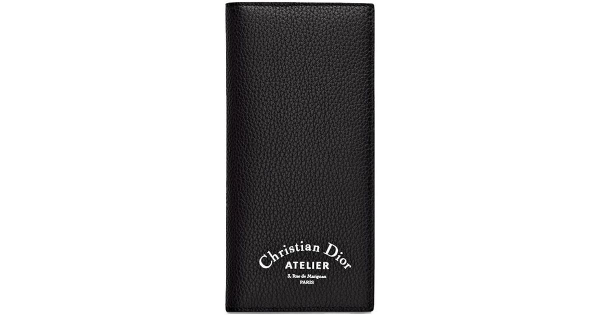 Dior Logo Long Purse in Black for Men | Lyst