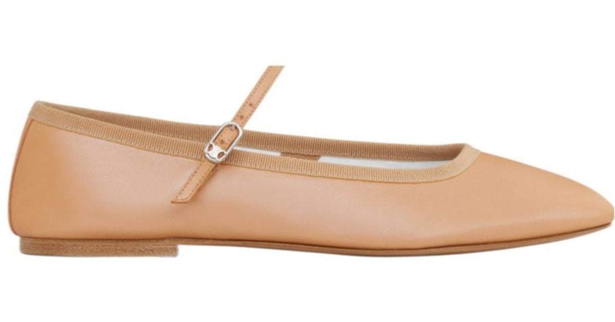 Celine Les Ballerines Ballet Shoes in Natural | Lyst