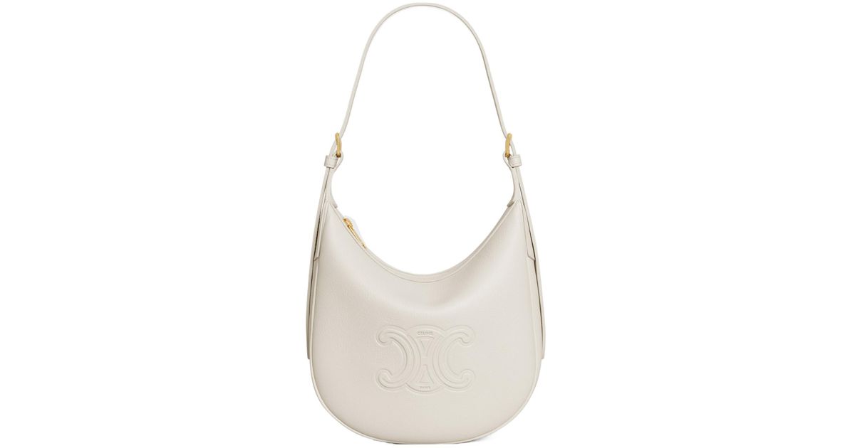 Celine Small Heloïse Bag in White | Lyst