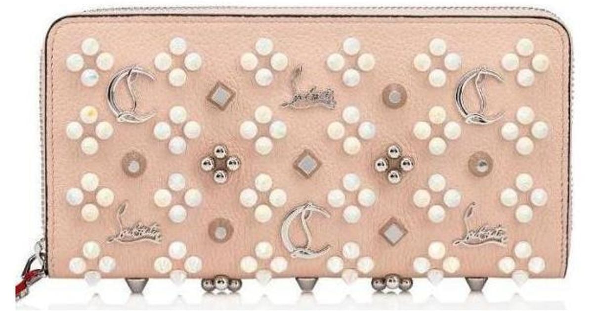 Christian Louboutin Logo Long Purse in Pink | Lyst