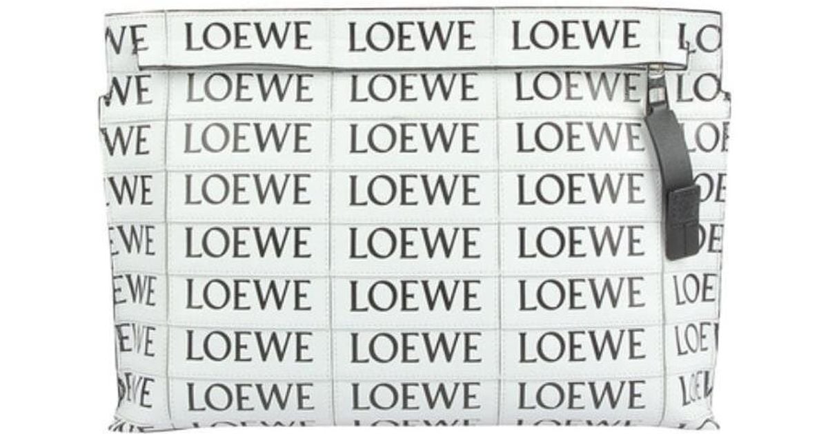 Loewe Logo Handbag in Metallic | Lyst