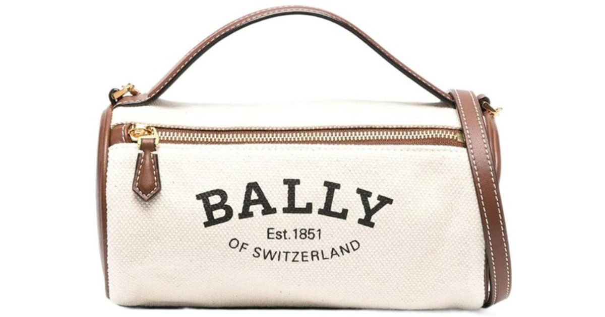 Bally Tasche Leather Tote in Natural | Lyst