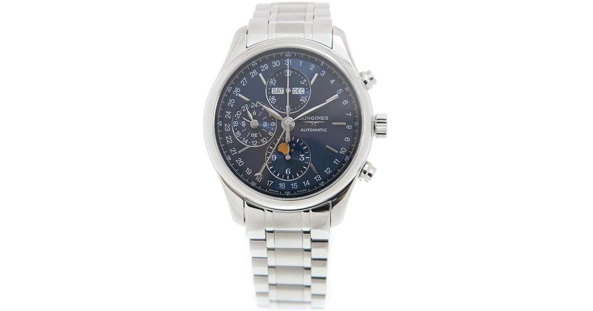 Longines Master Series Watches in Blue for Men | Lyst