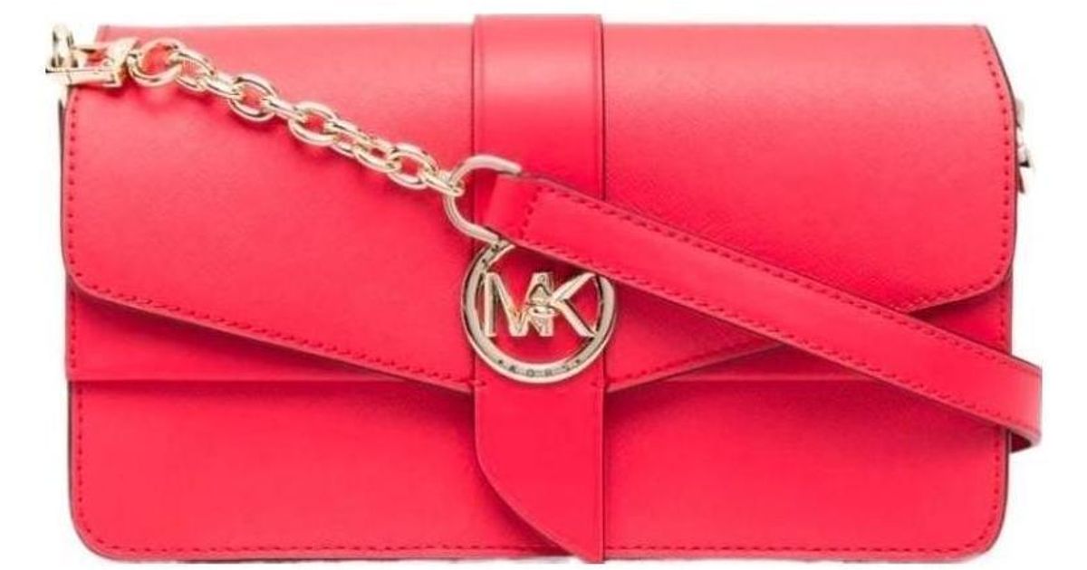 MICHAEL Michael Kors Logo Sign Handbag in Pink | Lyst