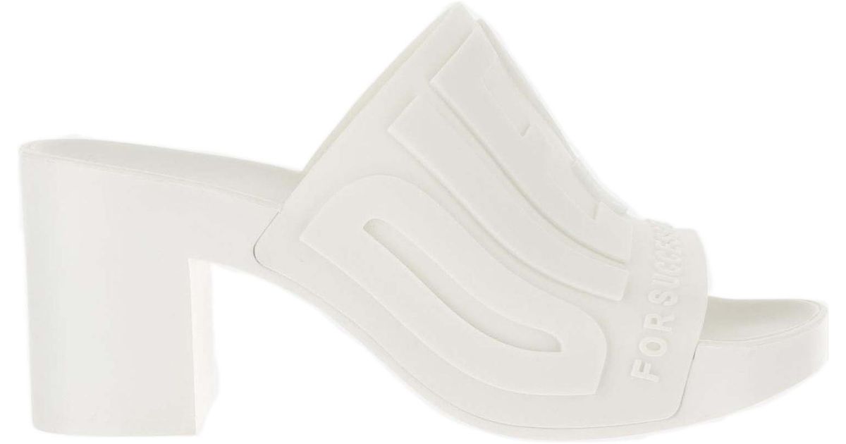 DIESEL Sa Pamela-H Sandals in White | Lyst