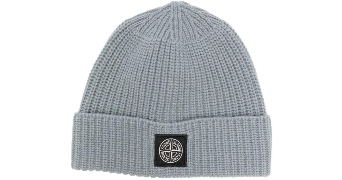 Stone Island Compass Decal Cap in Gray for Men | Lyst