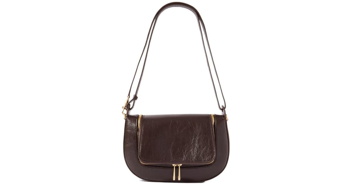 Anya Hindmarch Leather Crescent Underarm Bag in Brown | Lyst UK