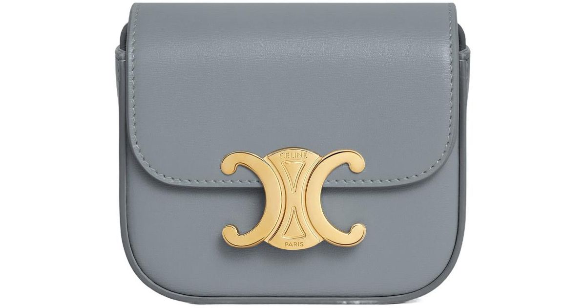 Celine Mini Claude in Gray | Lyst