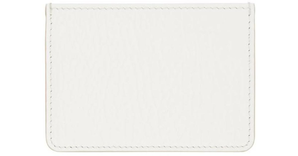 Maison Margiela Suture Card Pack in White for Men | Lyst