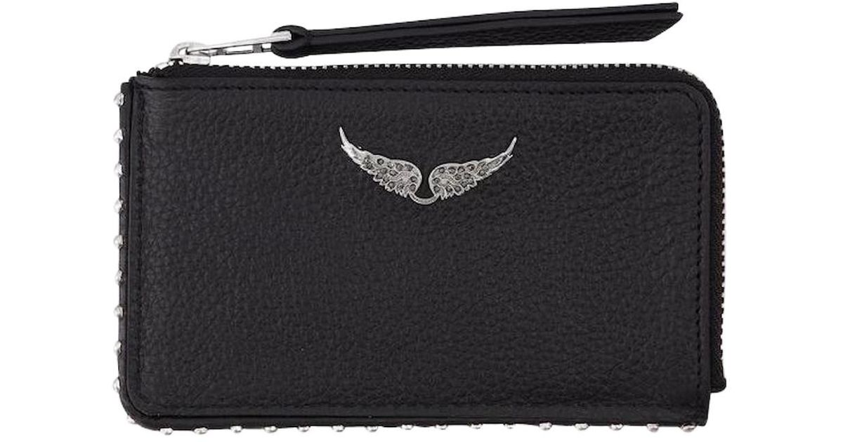 Zadig & Voltaire Logo Identification Card Package in Black | Lyst