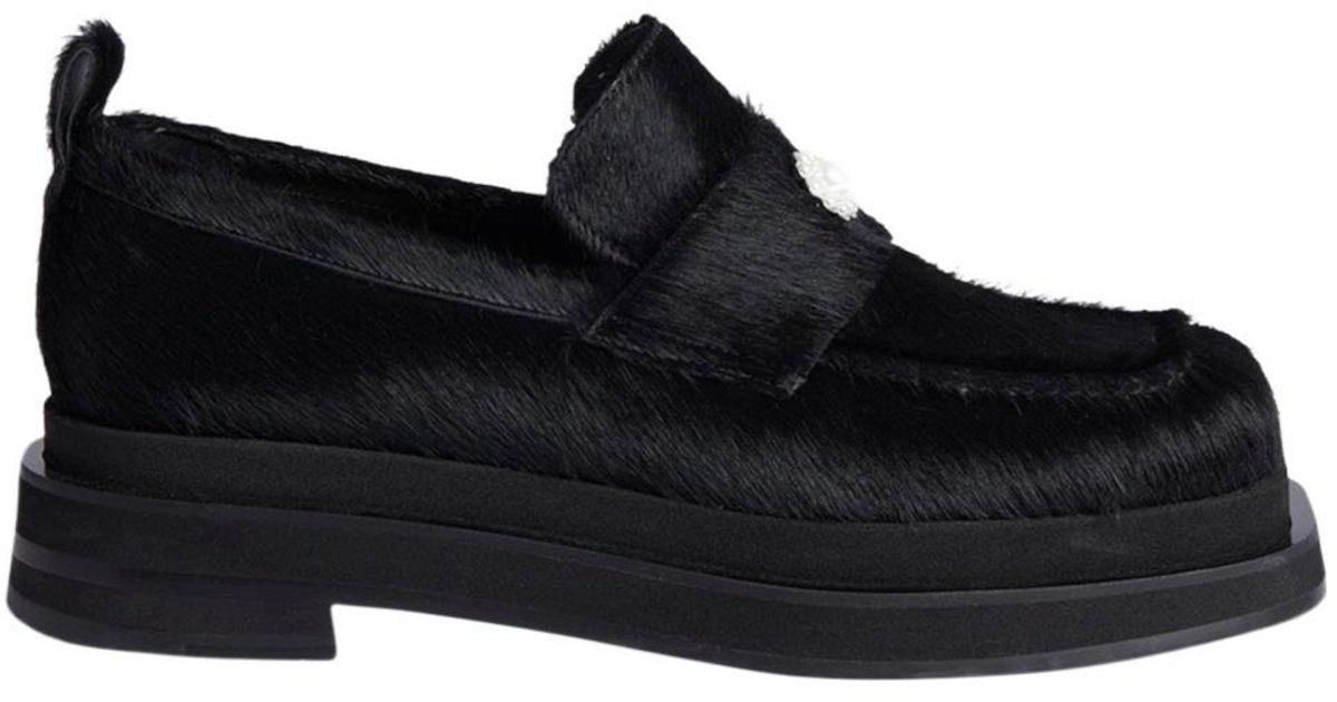 Simone Rocha Heart Upper Loafers in Black | Lyst