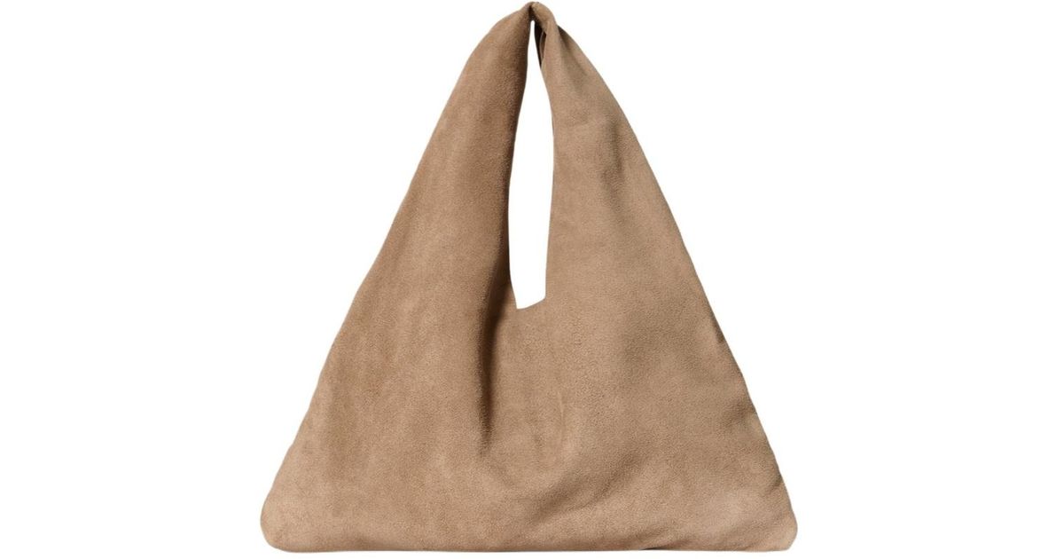 The Row Small Bindle Tote Bag in Natural | Lyst