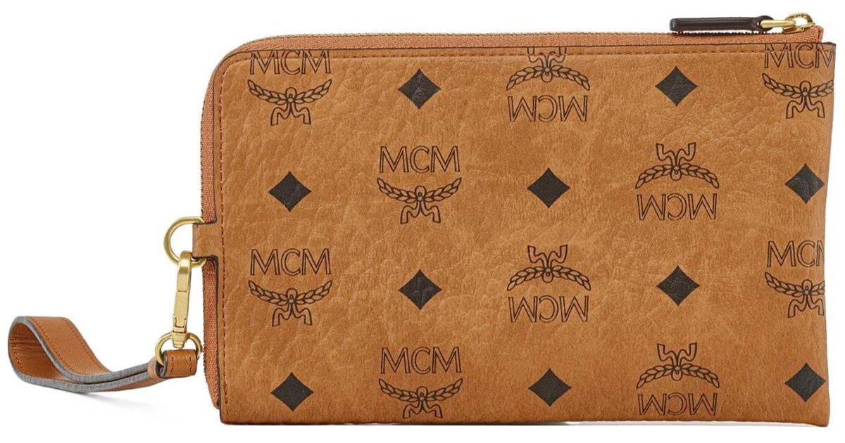 MCM Ottomar Clutch in Brown for Men | Lyst