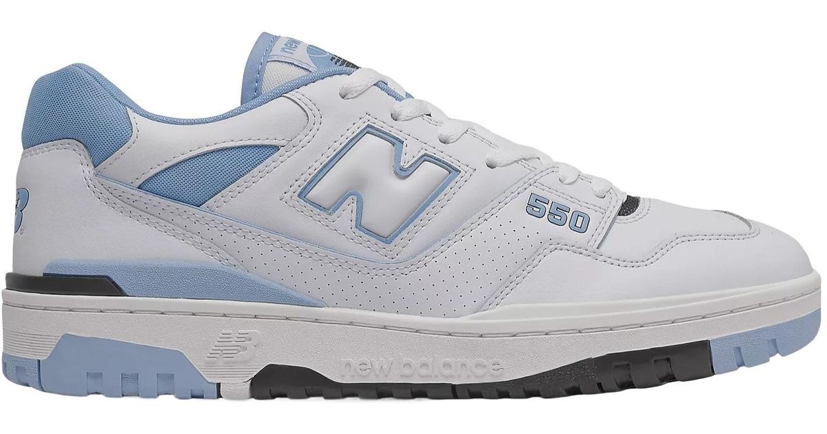 New Balance 550 Low-Top Sneakers in White | Lyst