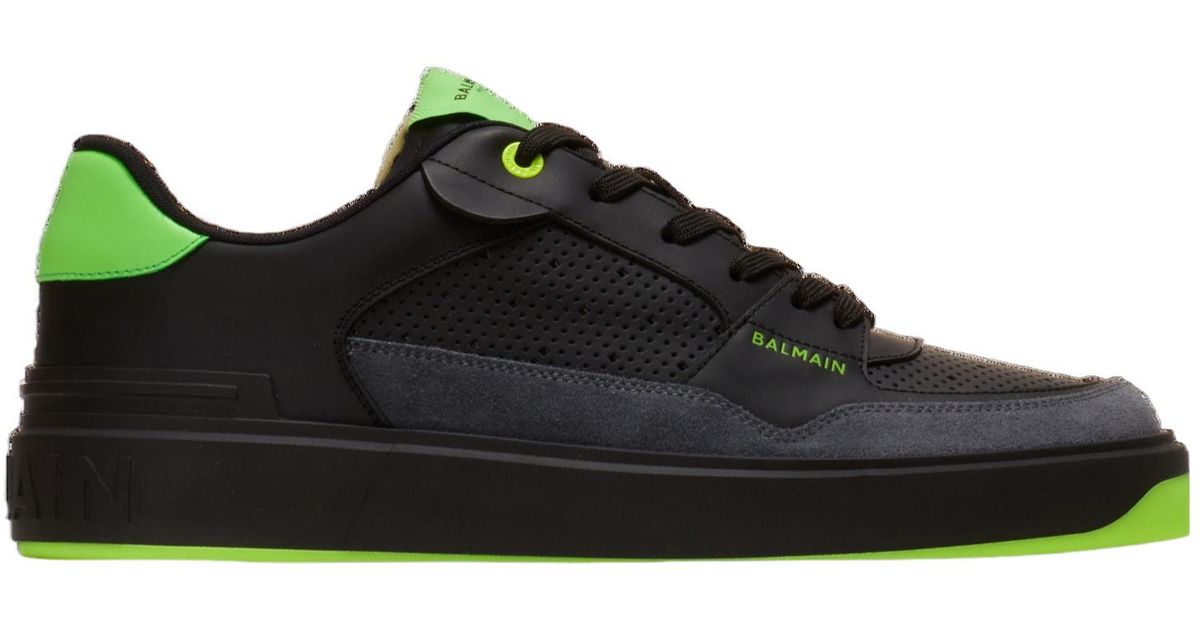 Balmain Sports Shoes B-Court in Black for Men | Lyst