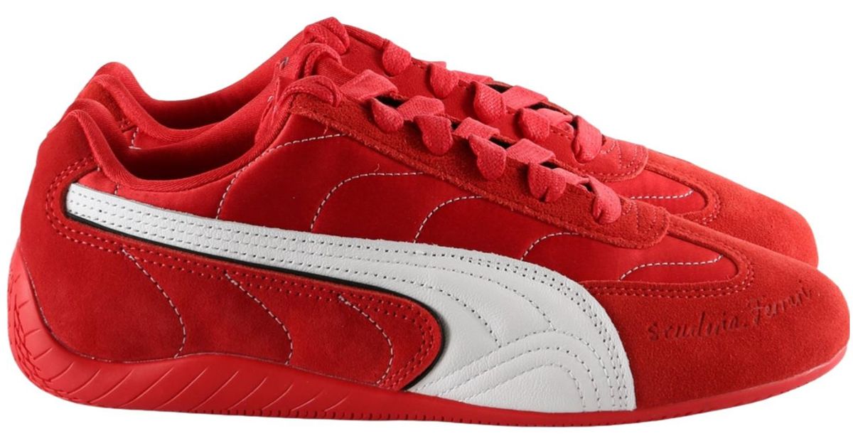 PUMA Scuderia Ferrari Monza Sneakers in Red for Men | Lyst