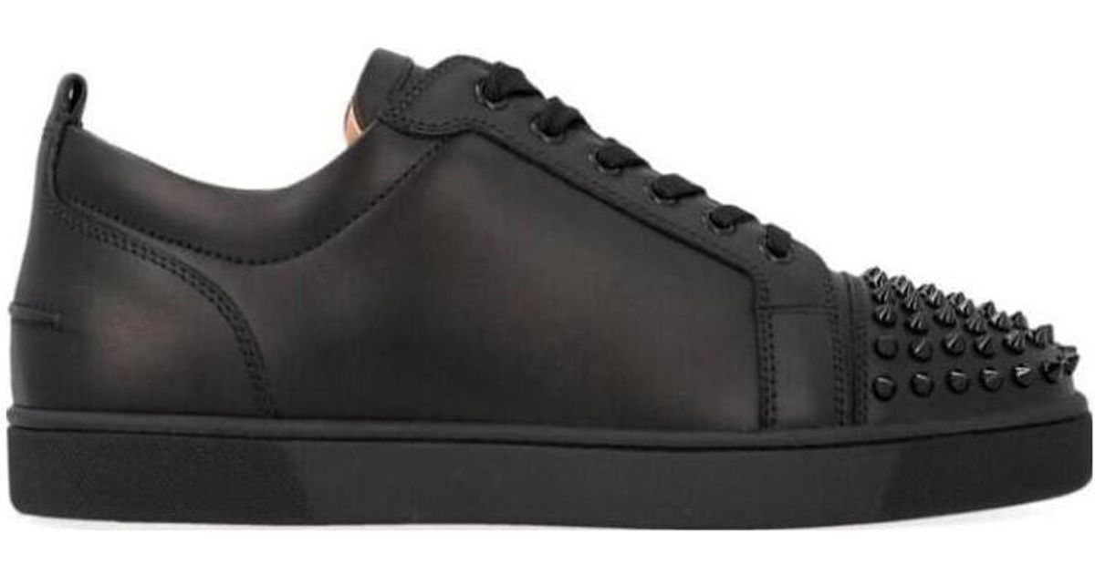 Christian Louboutin Louis Low-Top Sneakers in Black for Men | Lyst