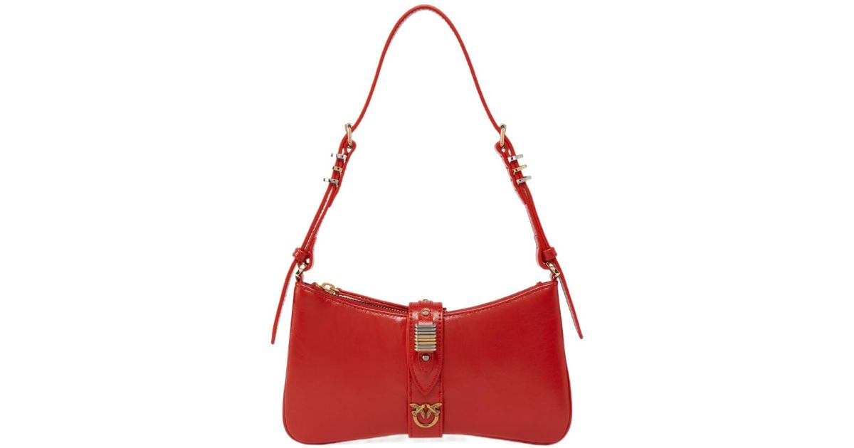Pinko Small Elongated And Moulded Shoulder Bag With Rounded Corners in ...
