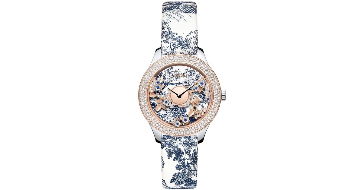 Dior Pattern Watch in White | Lyst