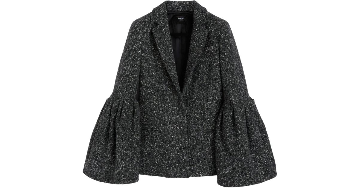 Rochas Tailored Jacket in Black | Lyst