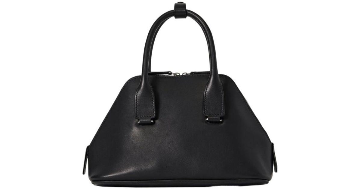 The Row Mini Devon Bag in Black | Lyst