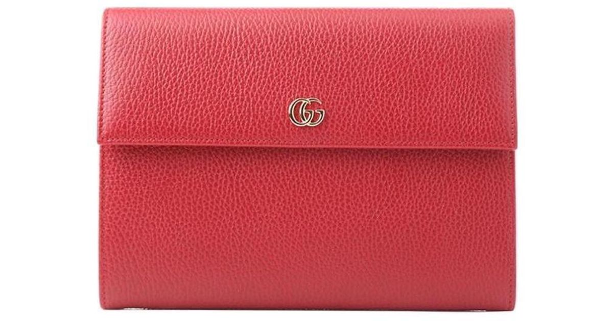 Gucci Gg Logo Handbag in Red | Lyst