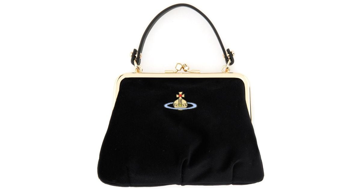 Vivienne Westwood Granny Frame Clutch Bag in Black | Lyst