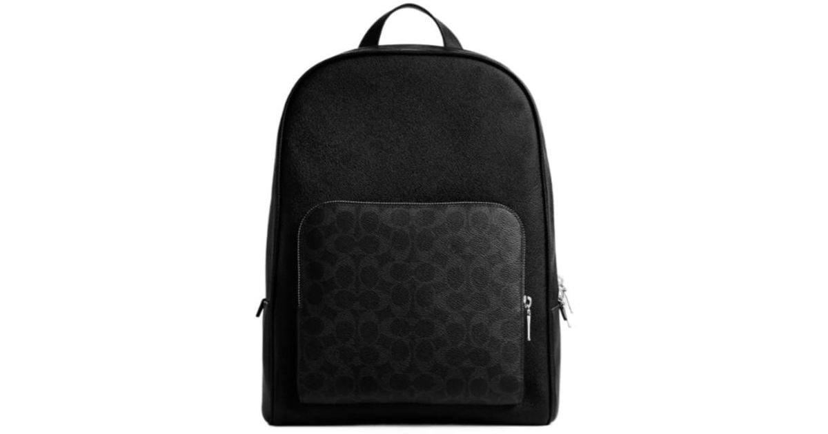 COACH Charter Backpack in Black for Men | Lyst