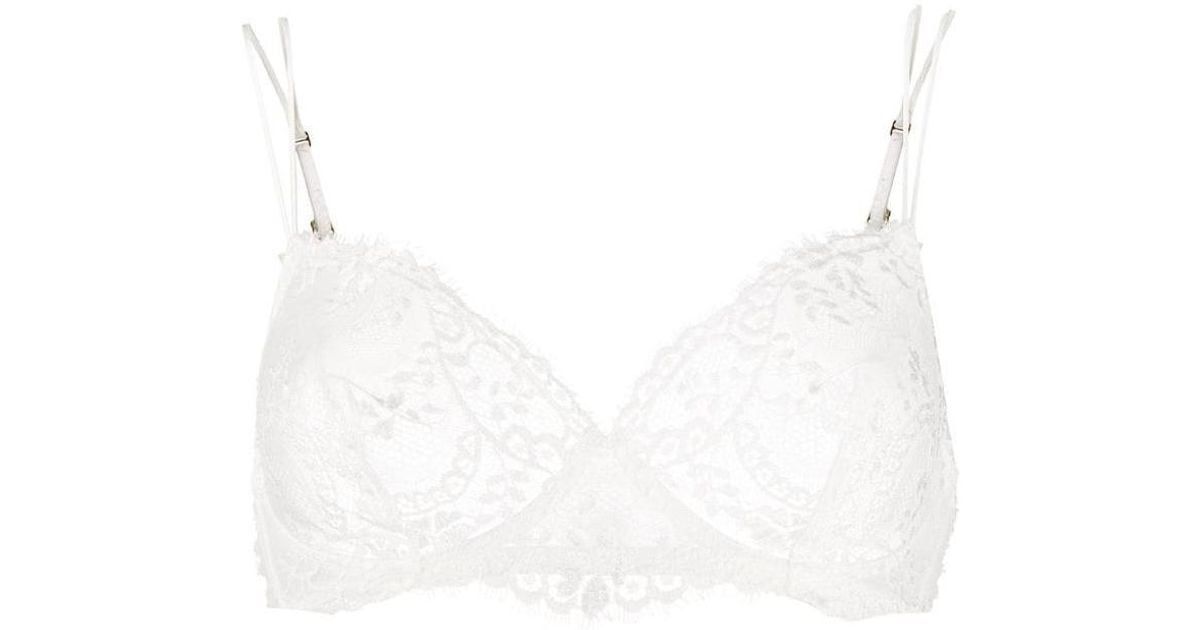 La Perla Lace Underwear in White | Lyst